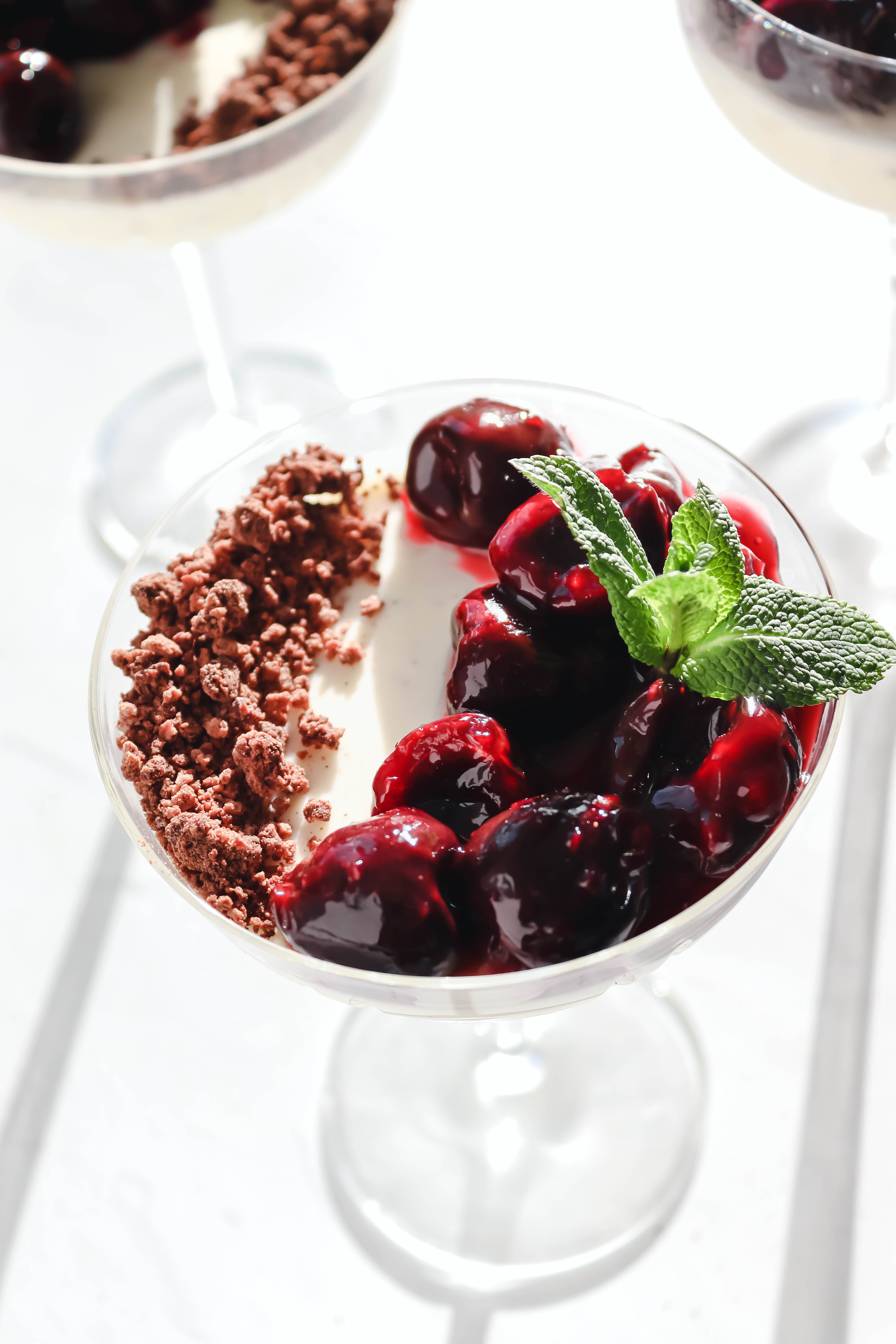 Black Forest Panna Cotta