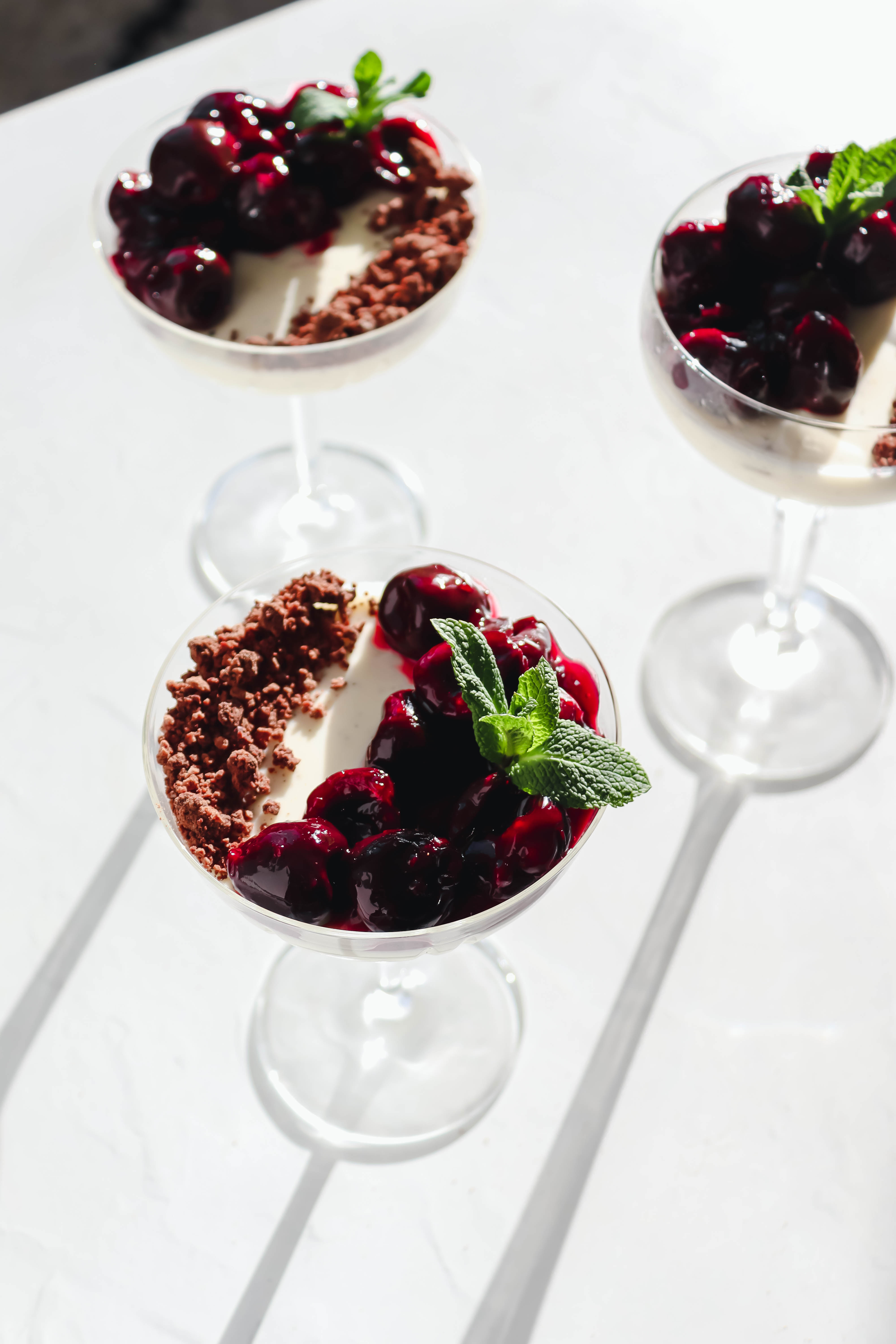 Black Forest Panna Cotta