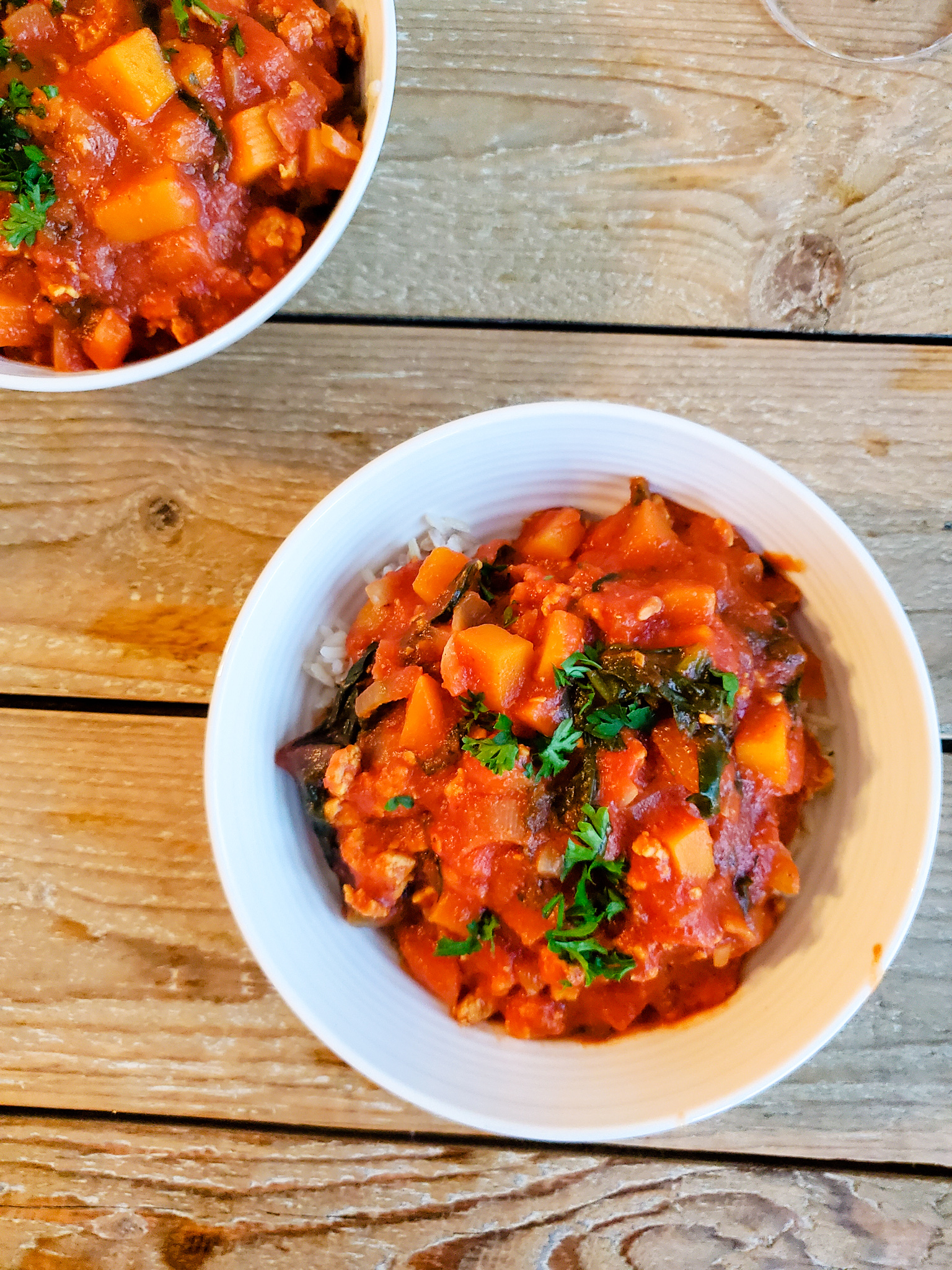 Harissa and Turkey Stew