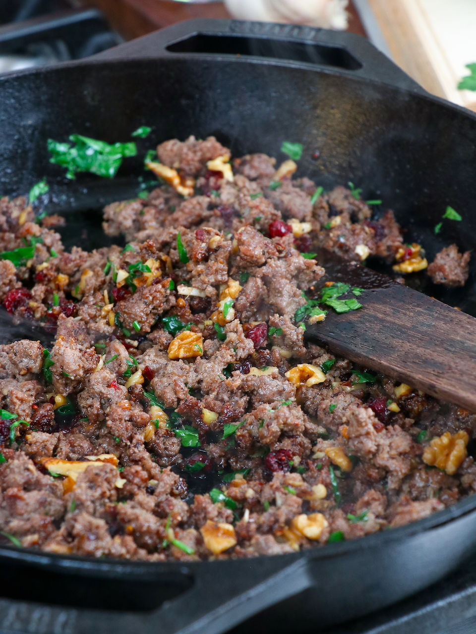 Ginger Cranberry & Walnut Crispy Beef Rolls - BRIGHT MOMENT CO.