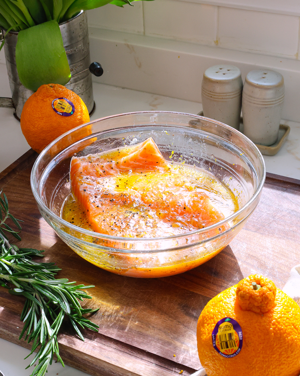 Citrus Salmon Tacos with Fennel Slaw & Avocado Crema - BRIGHT MOMENT CO.