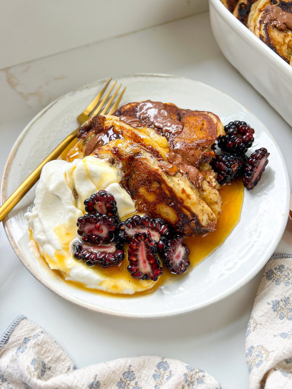 Chocolate Chip Buttermilk Pancake Bake - BRIGHT MOMENT CO.
