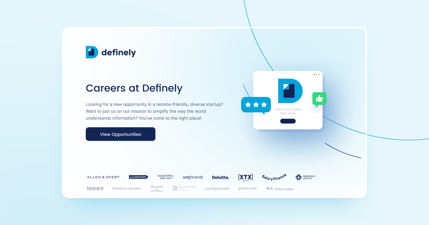 Join The Team | Legal Tech Careers at Definely