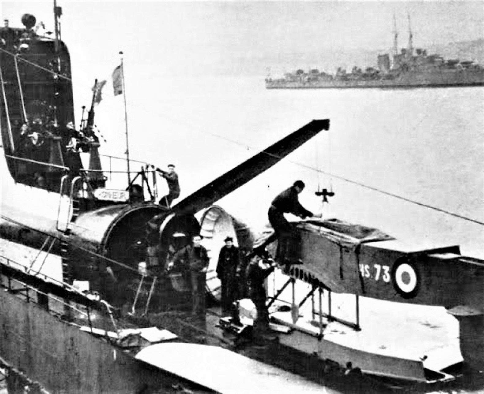 French Cruiser Submarine FS Surcouf (NN-3), lost 18 Feb 1942