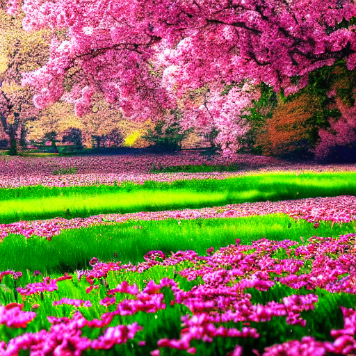 frühling wallpaper 4k - KI-generierte Bilder