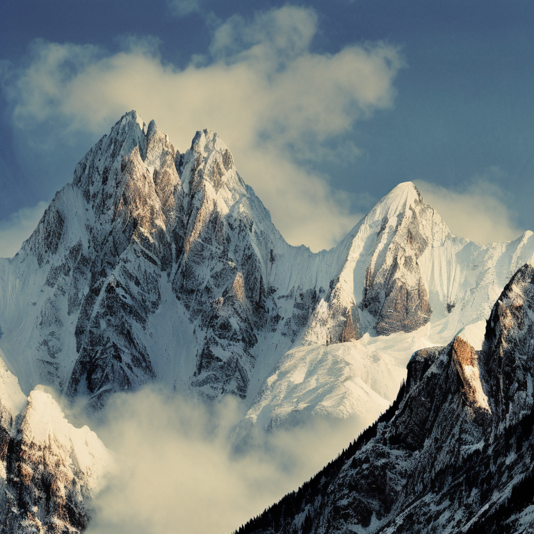 bilder von bergen - KI-generierte Bilder