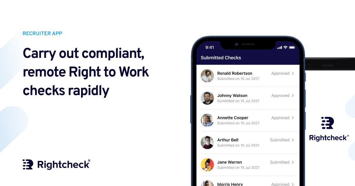 Recruiter App | IDVT | Fast Right to Work checks for Employers