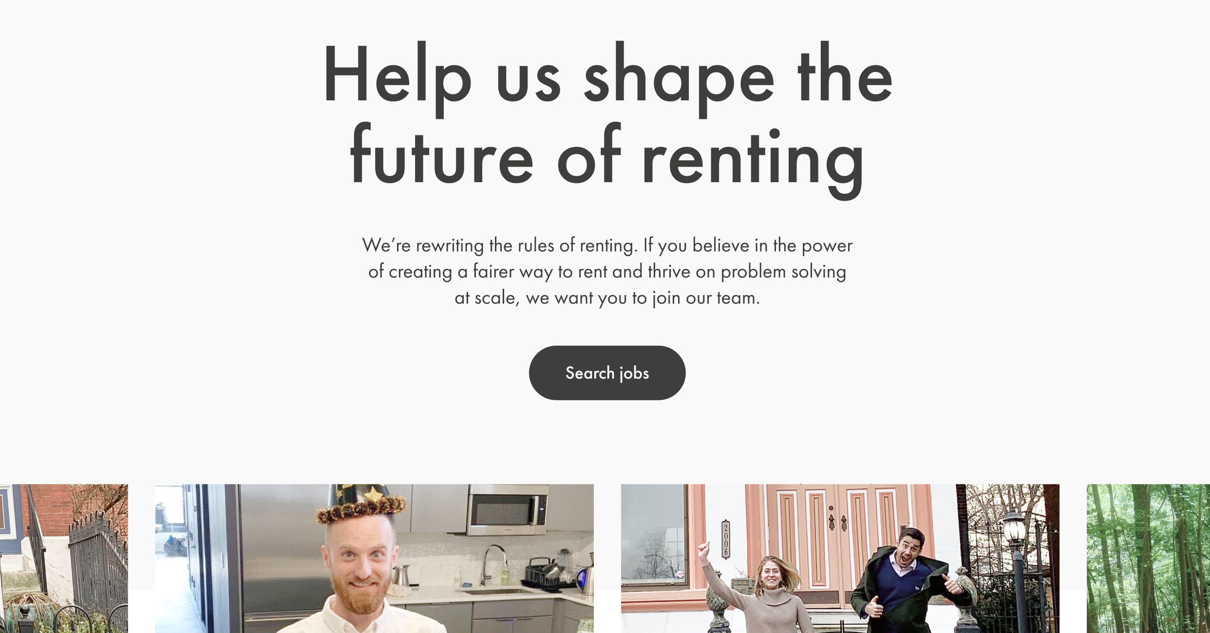 Careers | Help us shape the future of renting