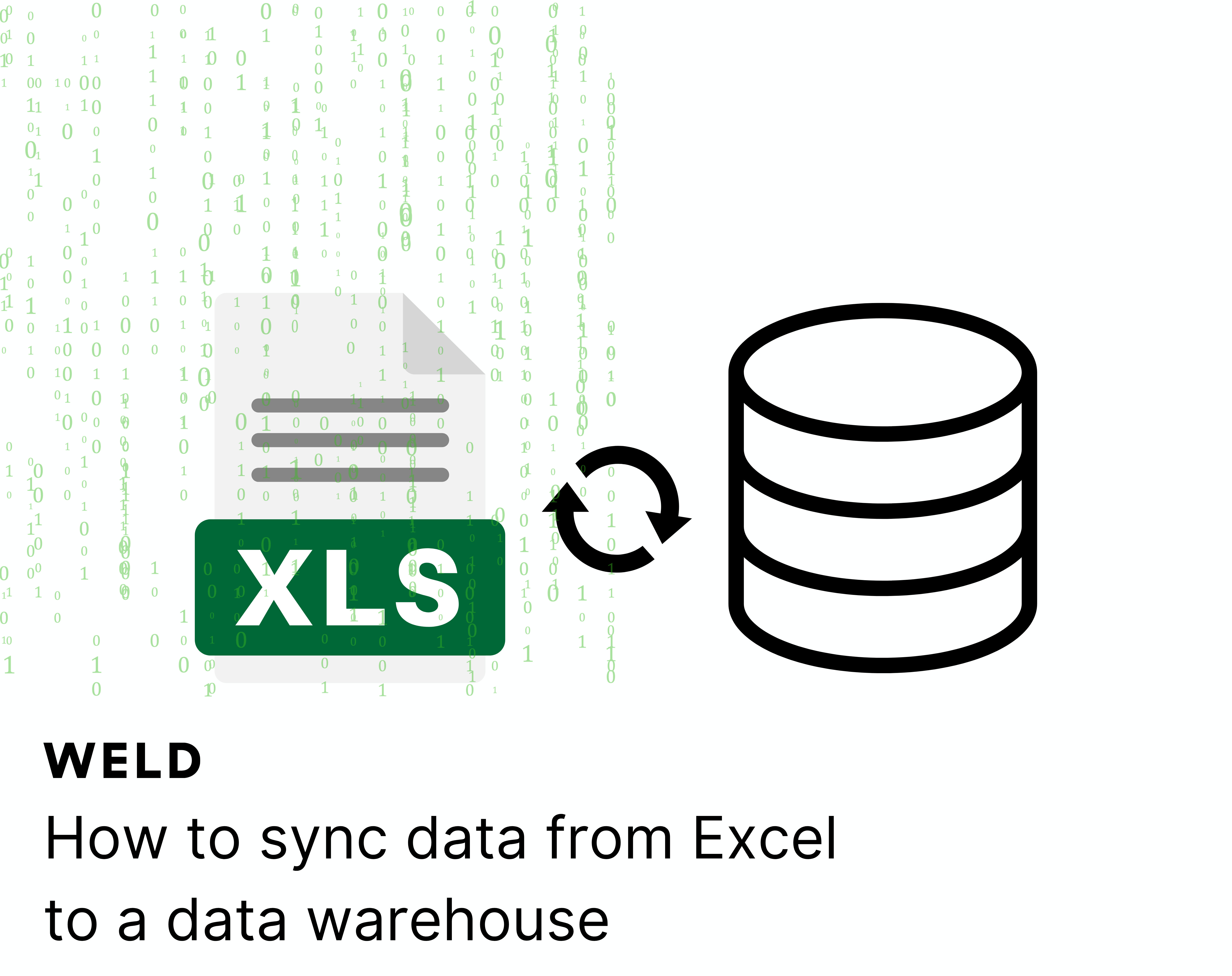 How to sync data from Excel to a data warehouse - Weld Blog