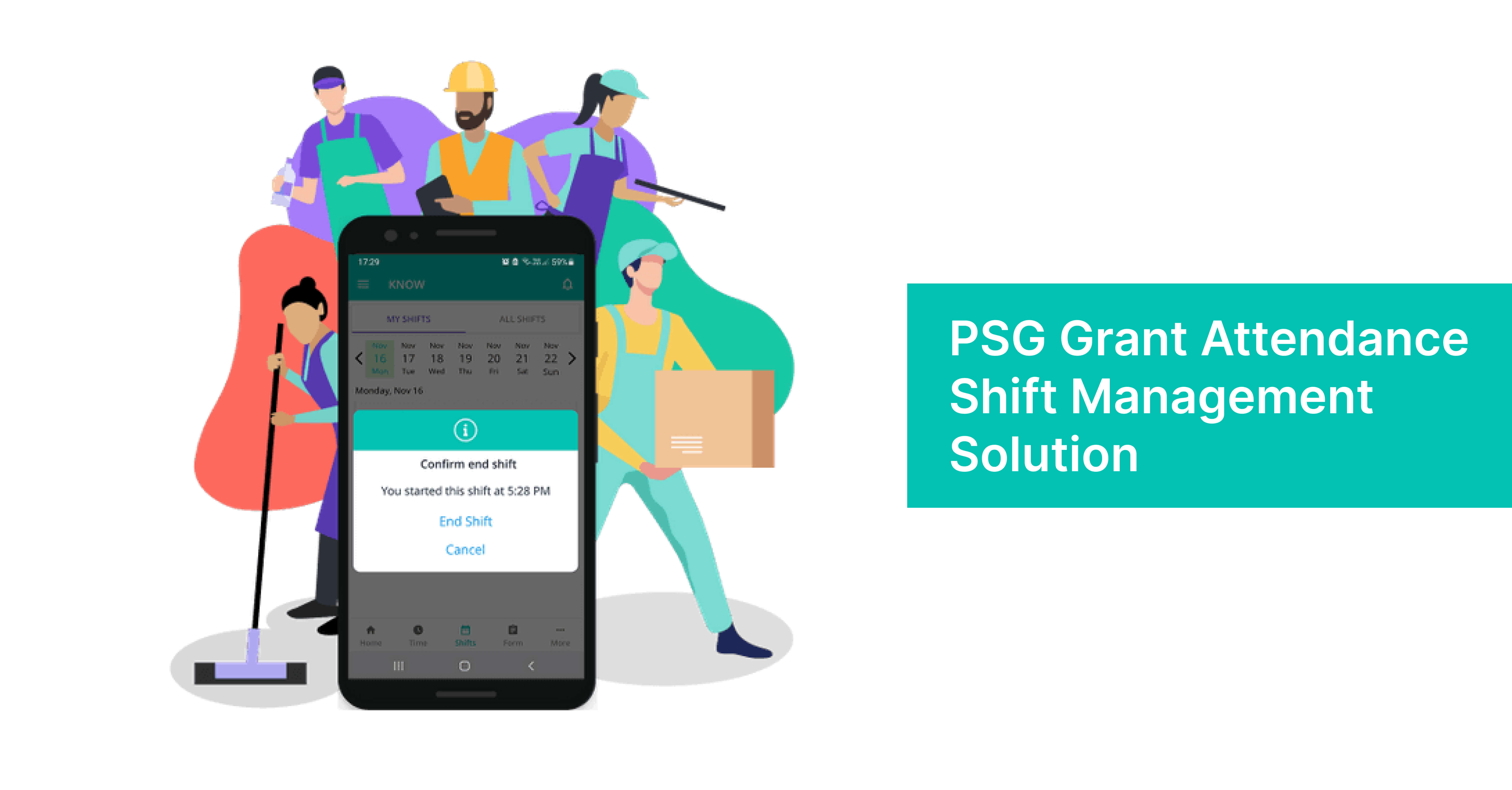 PSG Grant Attendance Shift Management Solution