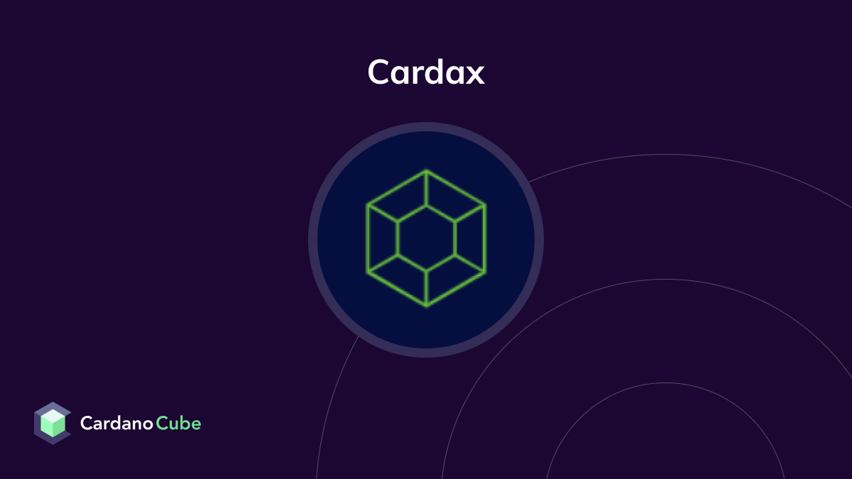 Cardax (CDX) on the Cardano Blockchain | Prices, Charts, Teams & Ratings