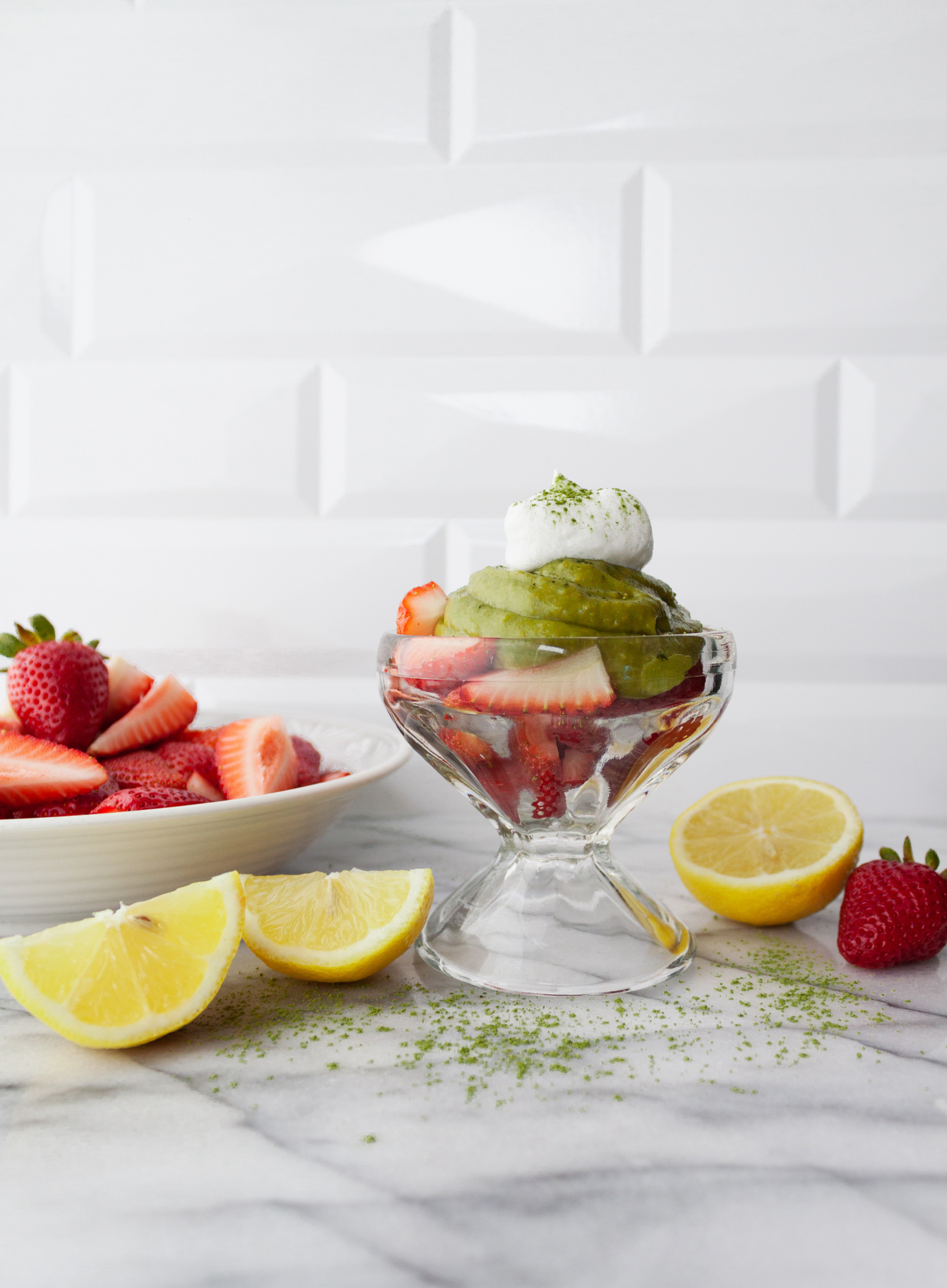 Matcha Lemonade Avocado Mousse