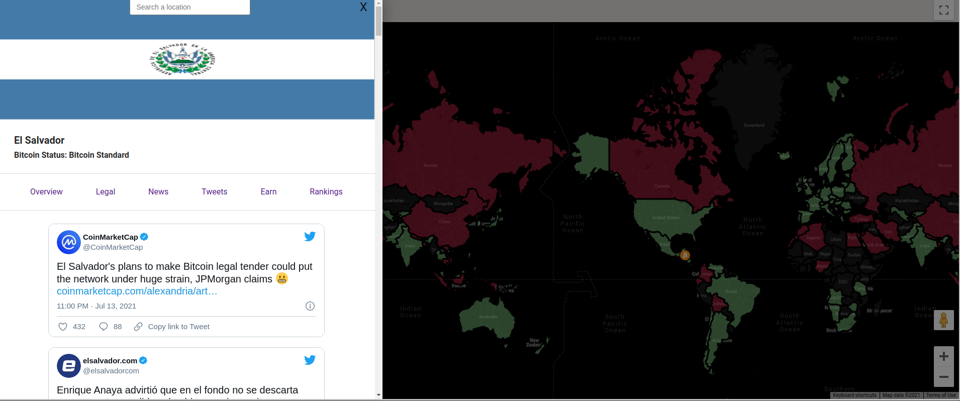 Bitcoin Nation States