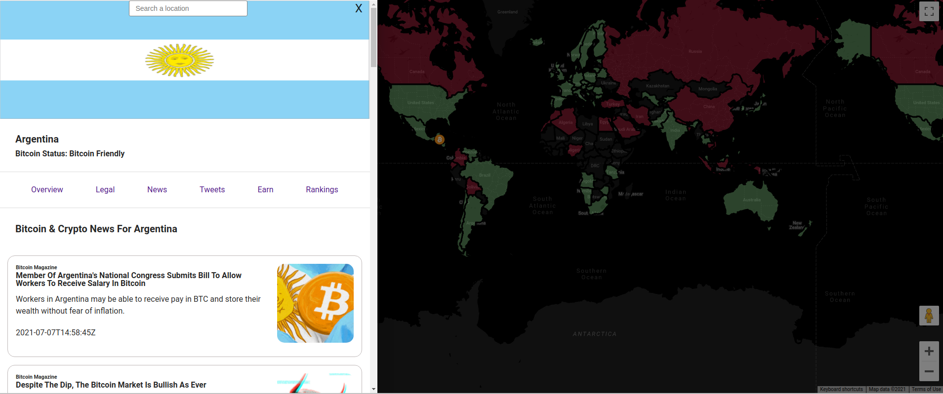 Bitcoin Nation States