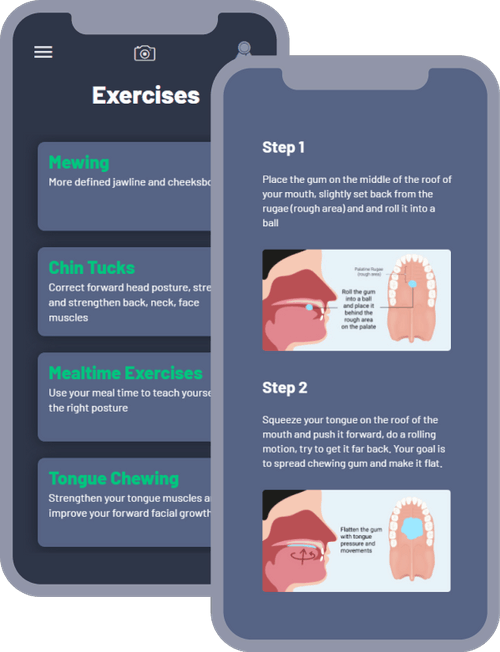 MEWING APP: Your Personal Mewing Coach. Get a Better Jawline, Fix Weak ...