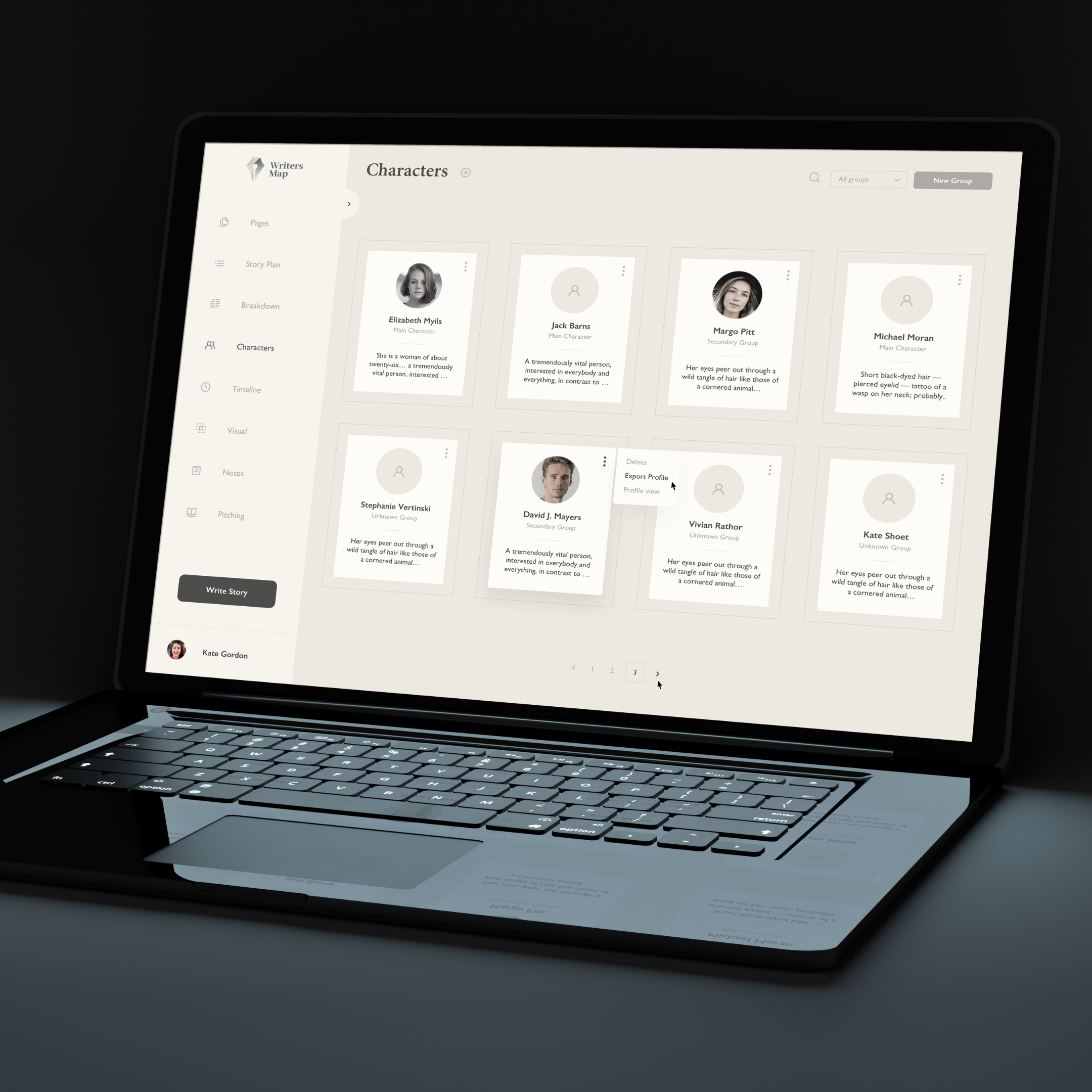 Characters Feature - Build complex characters