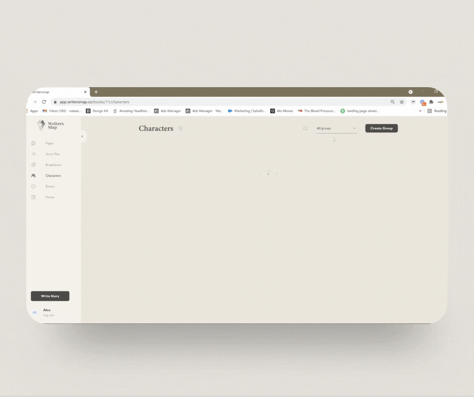 Characters Feature - Build complex characters