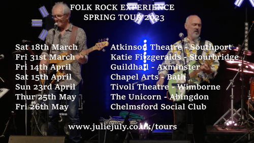 Julie July Band | British Folk Rock Band