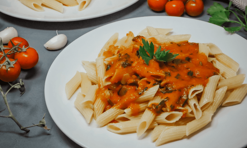 Vegan Penne Cinque Pi (And A Little Bit More)