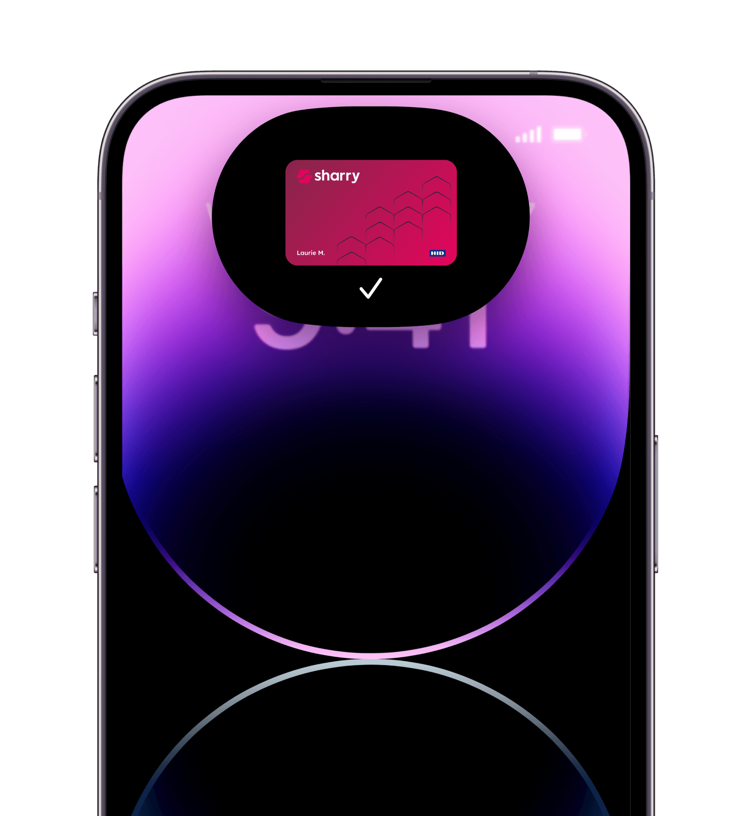 Employee Badge in Apple Wallet. Powered by Sharry