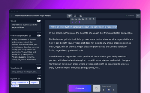 Jasper (Formerly Jarvis) - #1 AI Writing Assistant