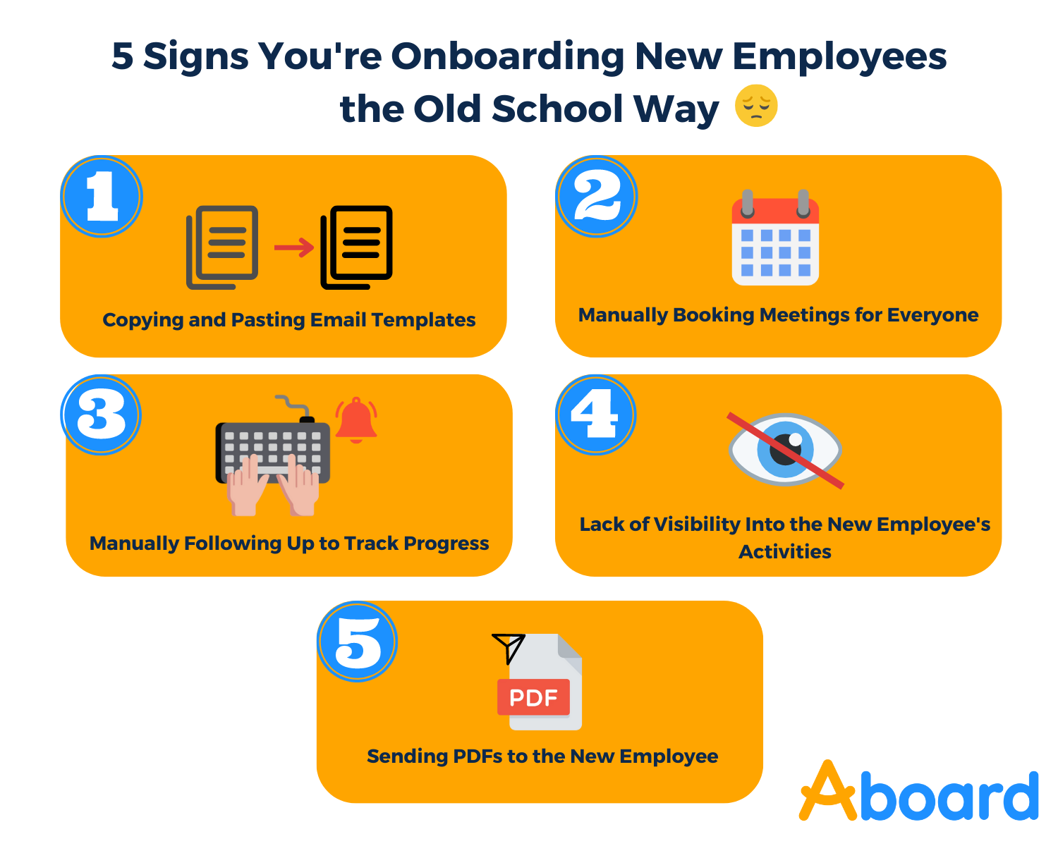 5 Signs You're Onboarding New Employees the Old School Way - Aboard ...