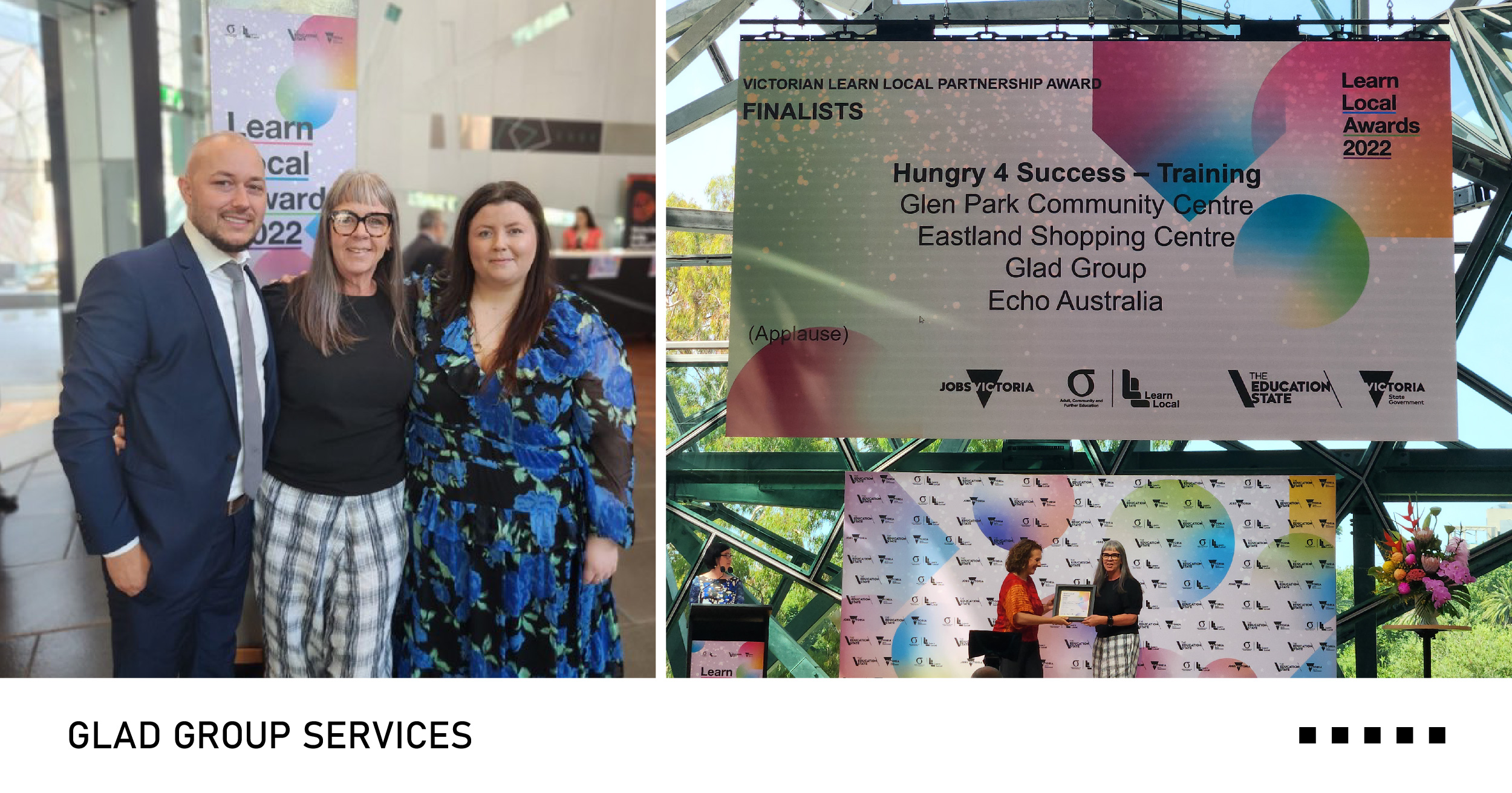 Glad Group Services attended the Victorian Learn Locals Awards