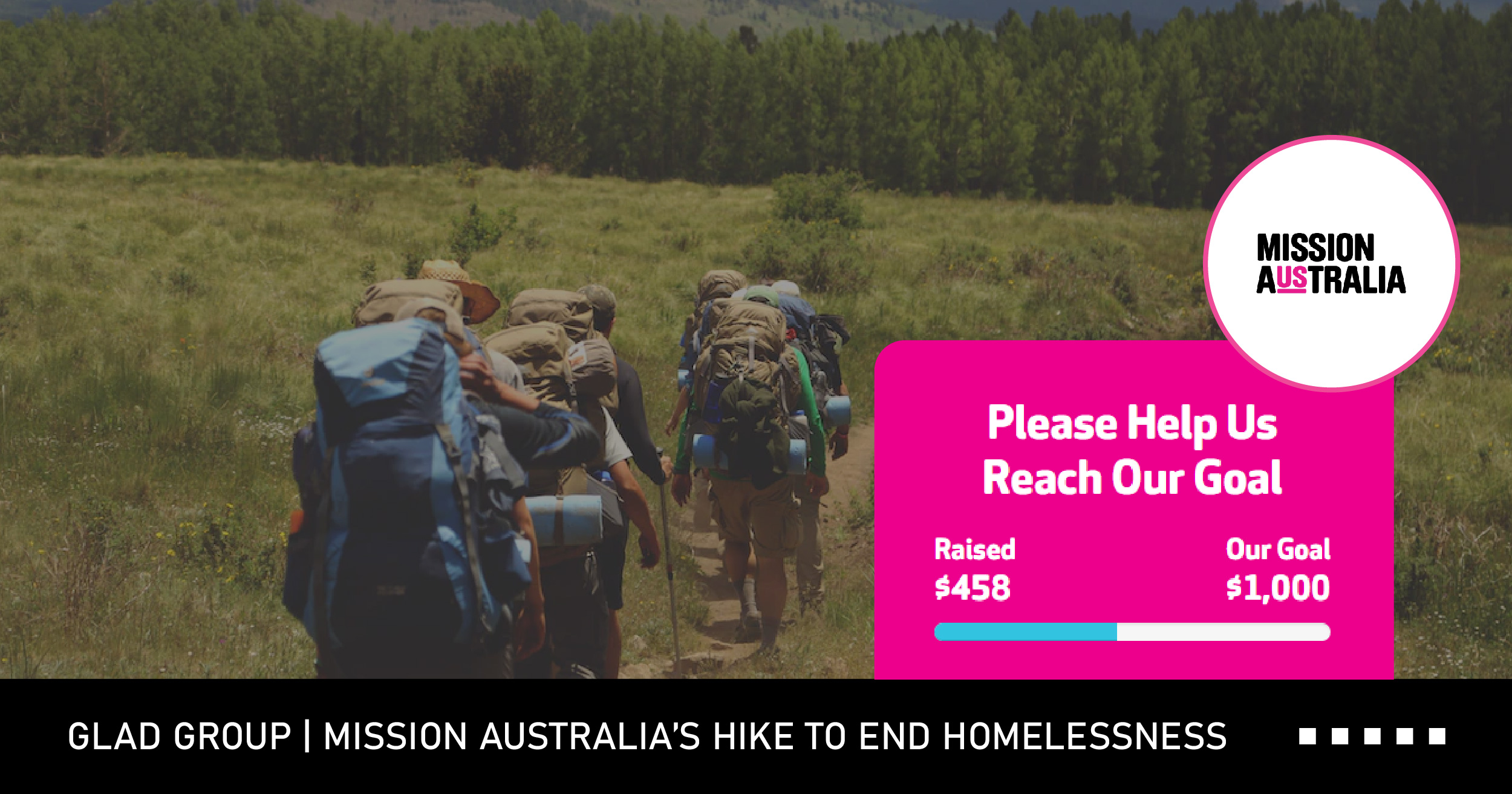 Glad Group supports Mission Australia’s Hike to end Homelessness