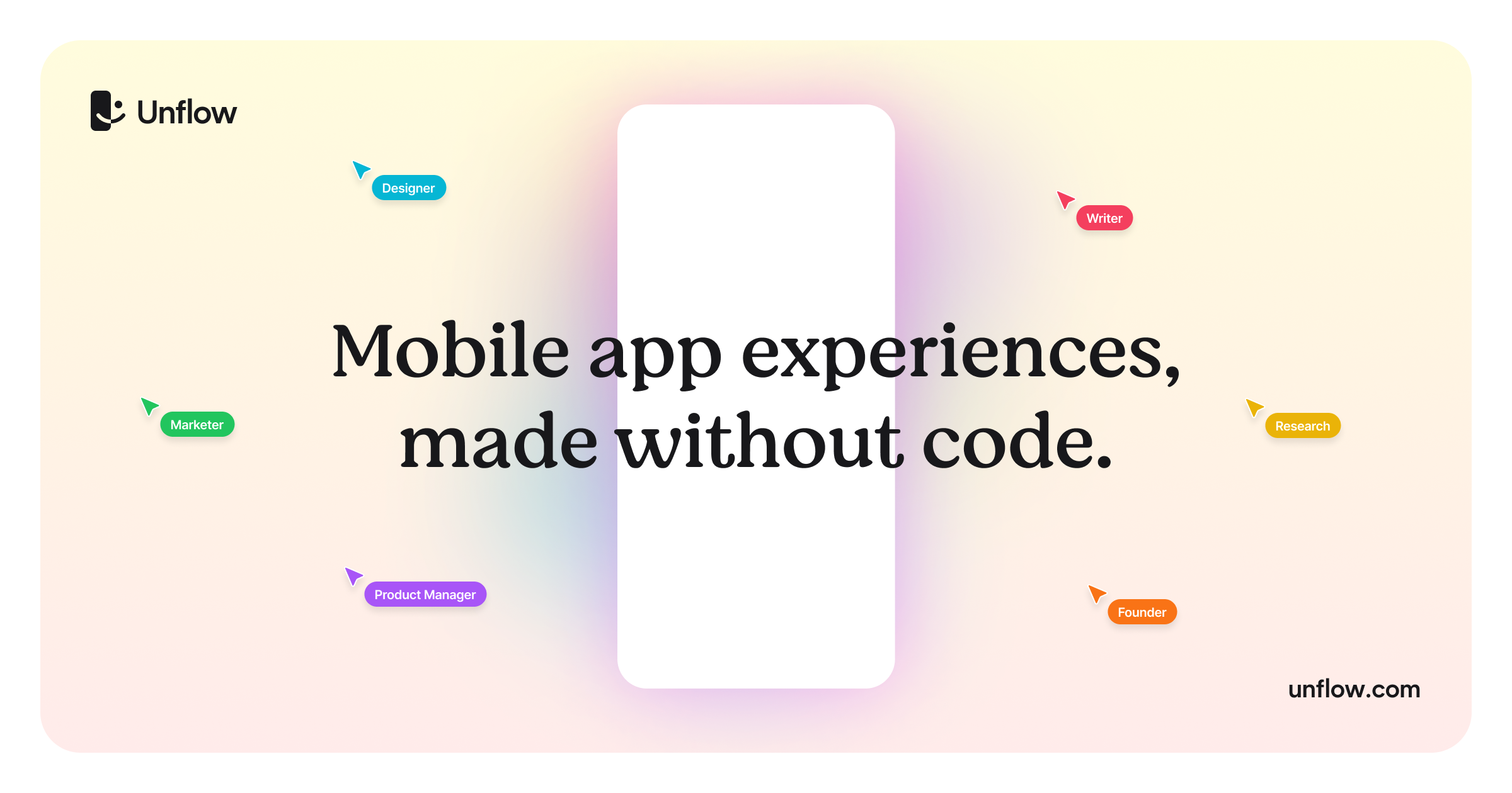 Unflow — Mobile app experiences, made without code