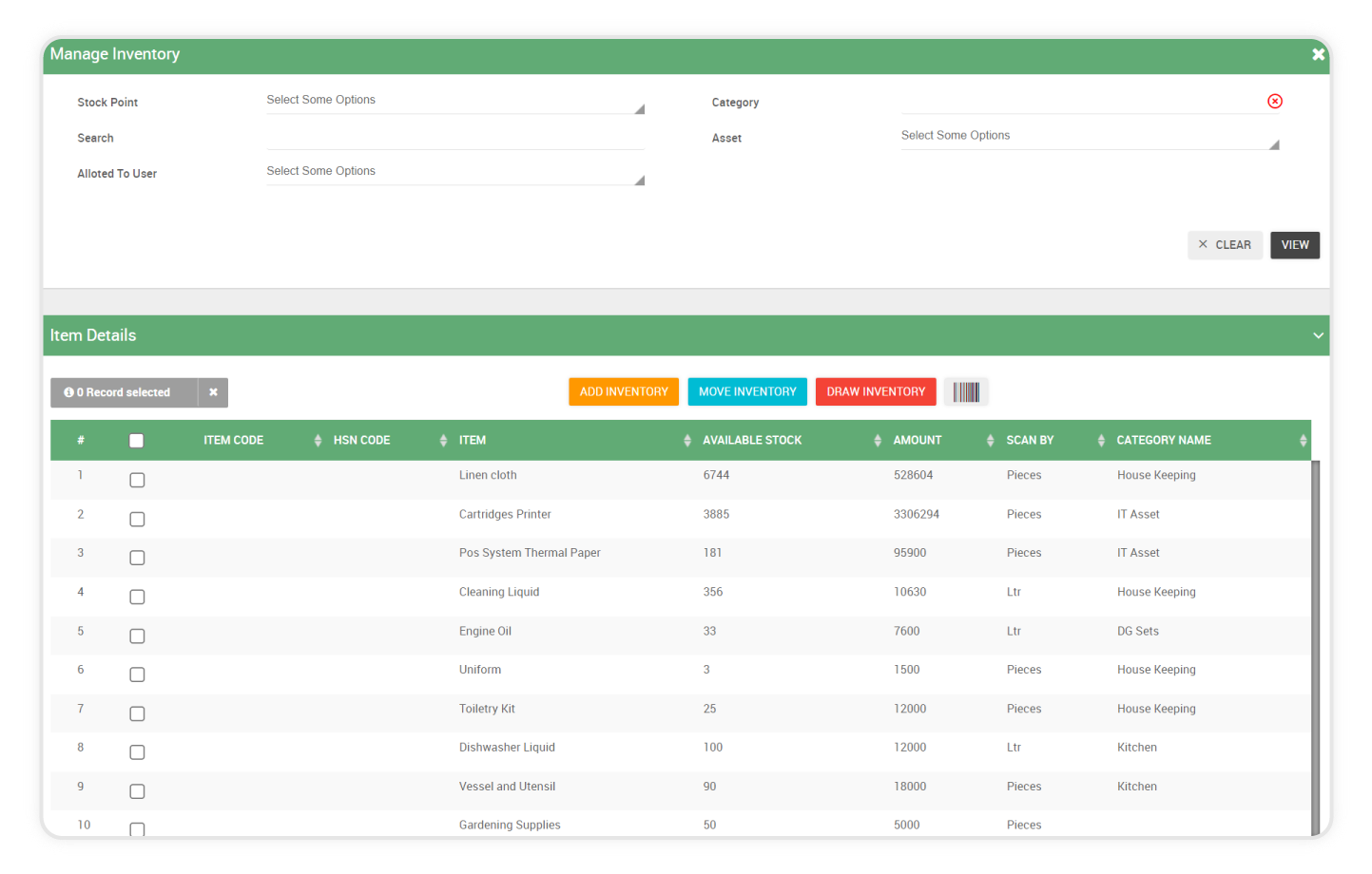 Inventory Management and Tracking Software | Asset Infinity