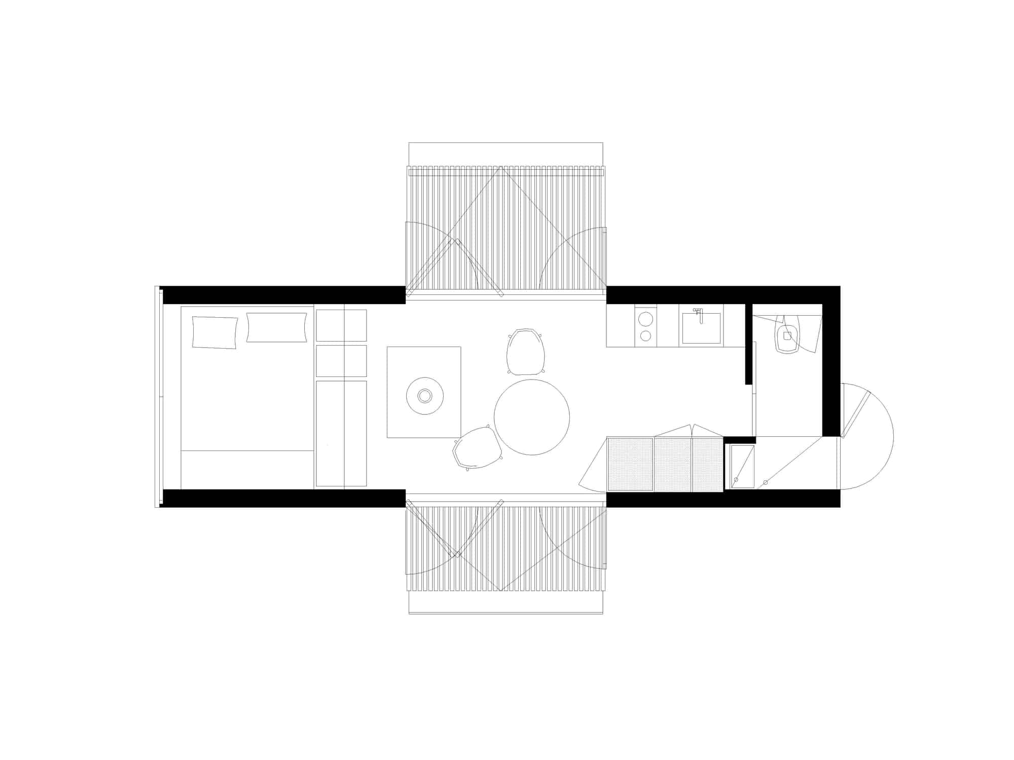 Modular Homes with Build-in Kitchenettes
