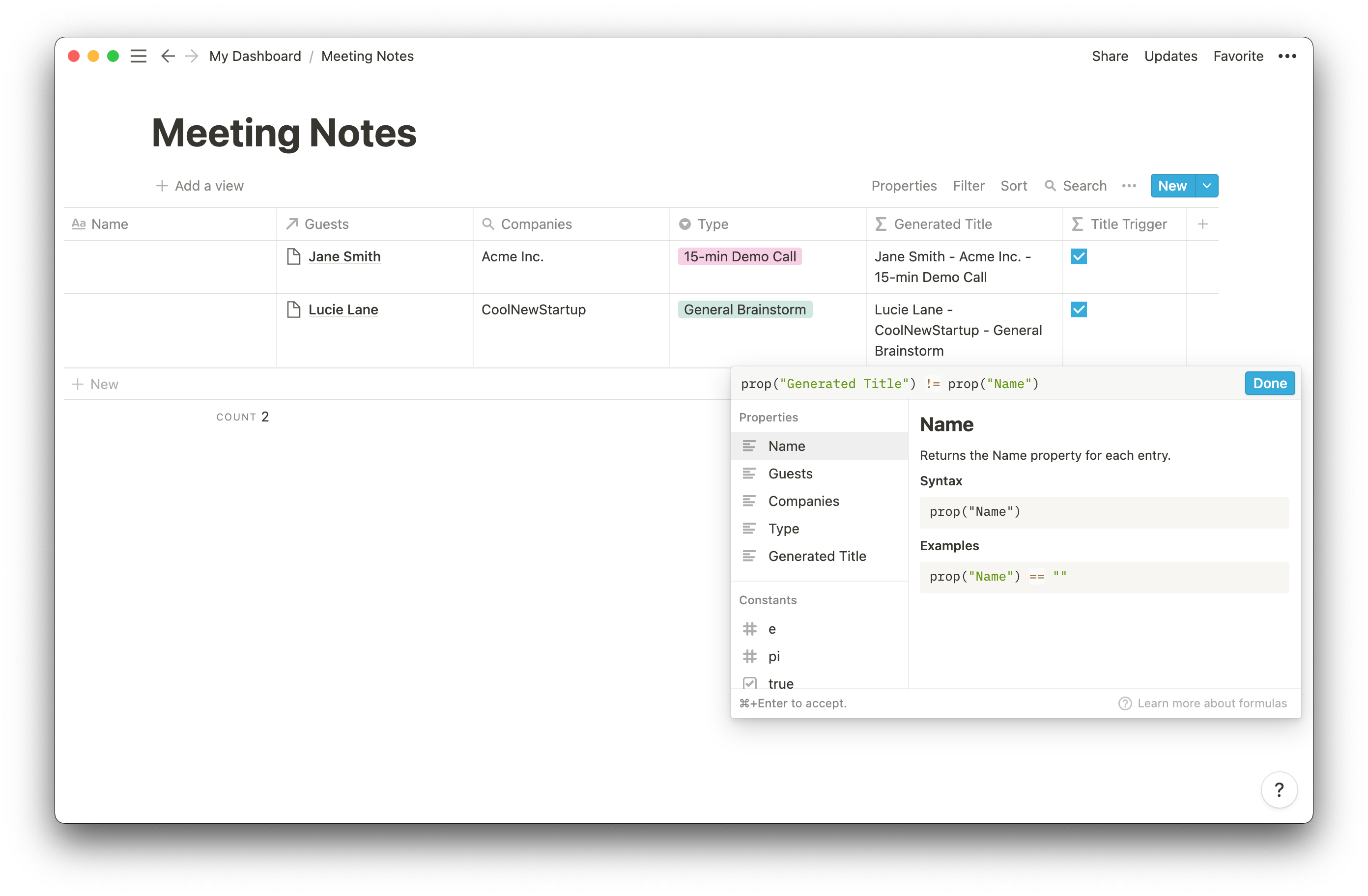 Auto generate Notion Page Titles The gist Blog