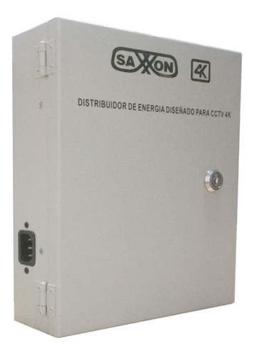 Fuente de poder regulada SAXXON PSU1210D9 12V 10 Amperes distribuidor para 9 camaras - $ 1,100. ...