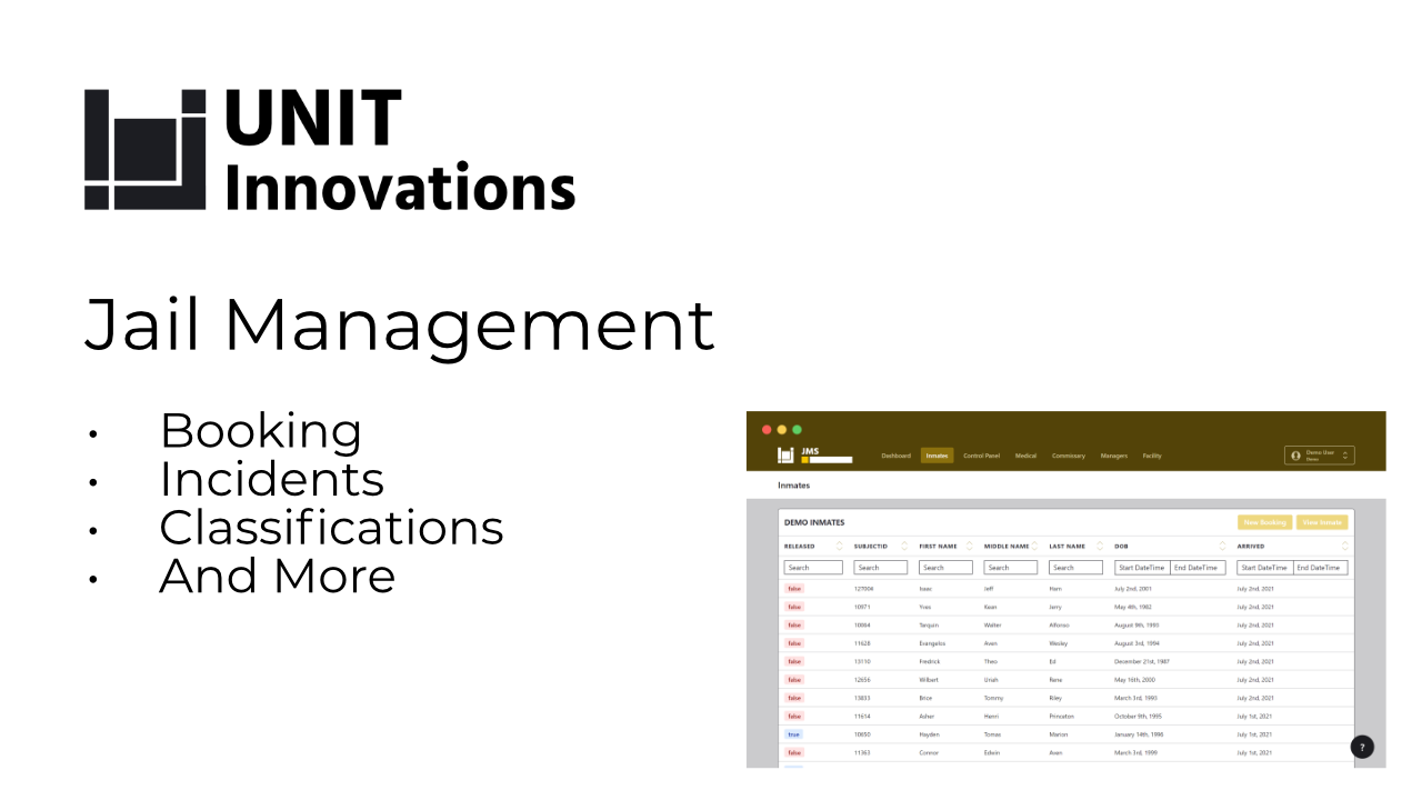 Cloud Based Jail Management System | Corrections Software