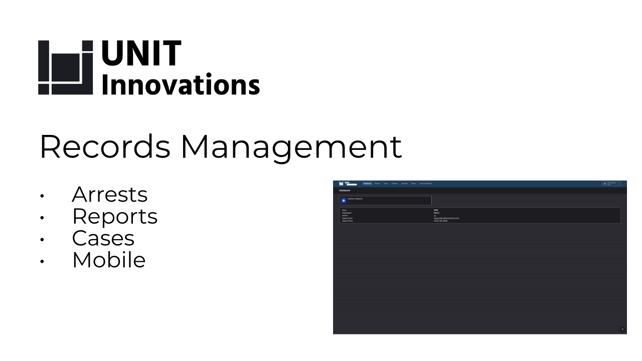 Cloud Based Records Management System | Public Safety Software