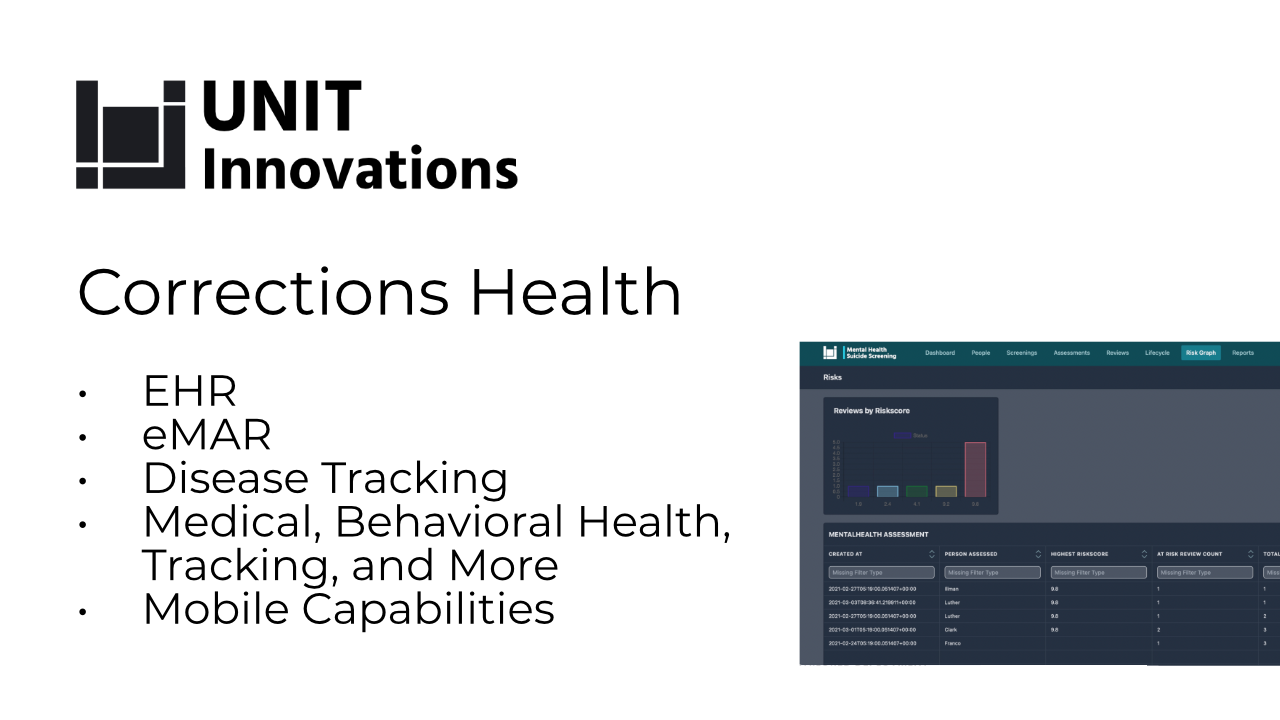 Correctional Health EHR, eMAR, and Disease Tracking | Corrections Software