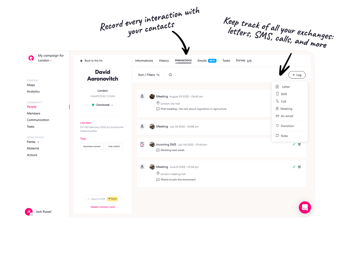 Features - Qomon - The best platform to mobilize in real-life
