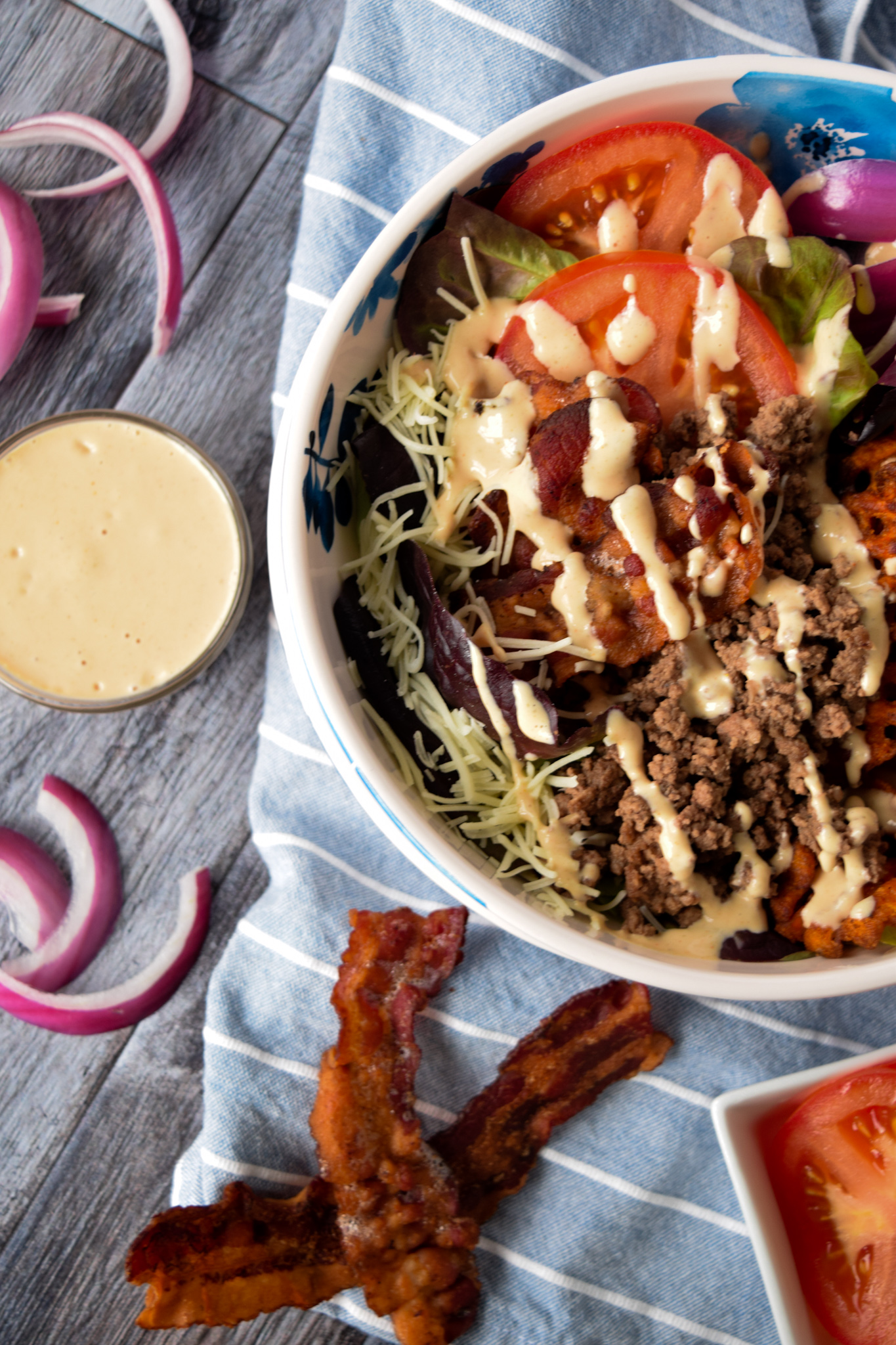 Healthy Burger Bowls