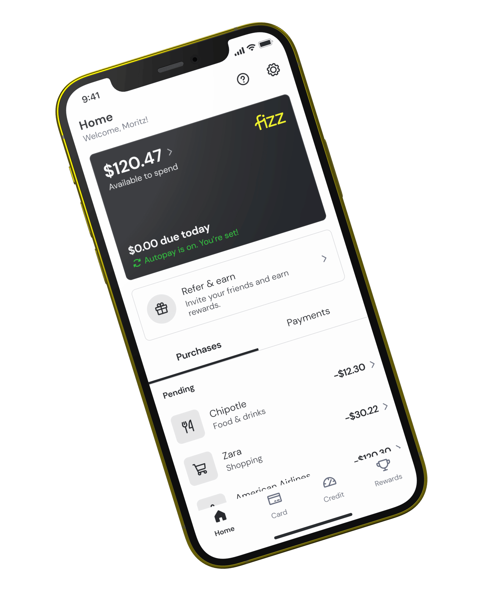 Fizz | The Student Debit Card That Builds Credit