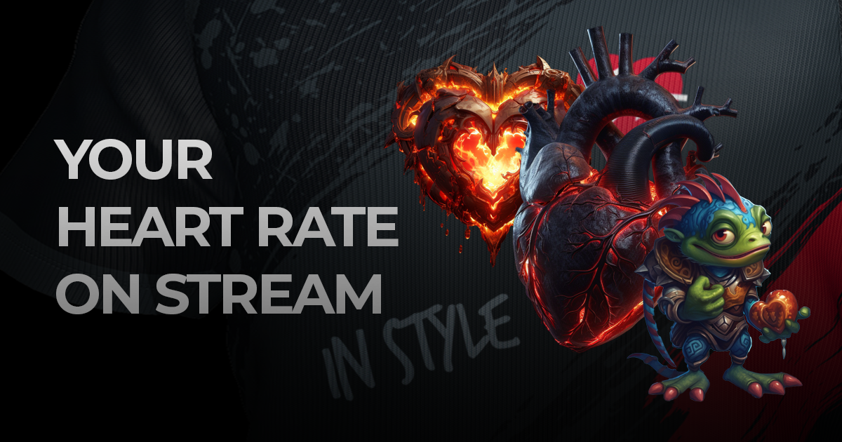 Heart Widgets HypeRate | Best Heart Rate Widgets for OBS | Compatible ...