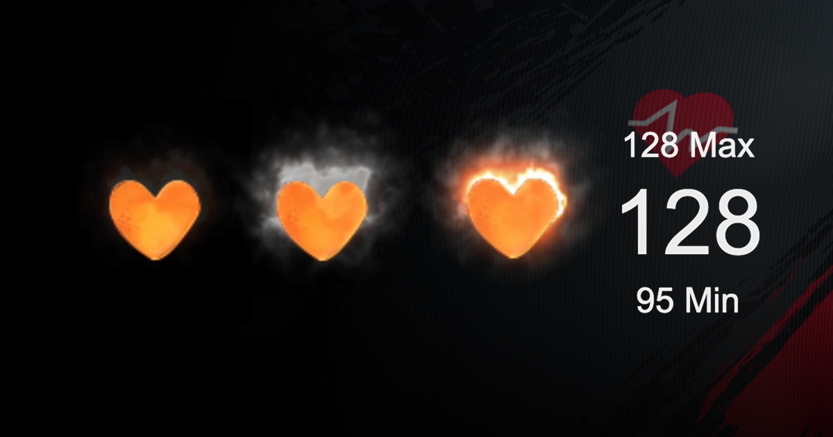 Pulse Dynamics Burning Heart