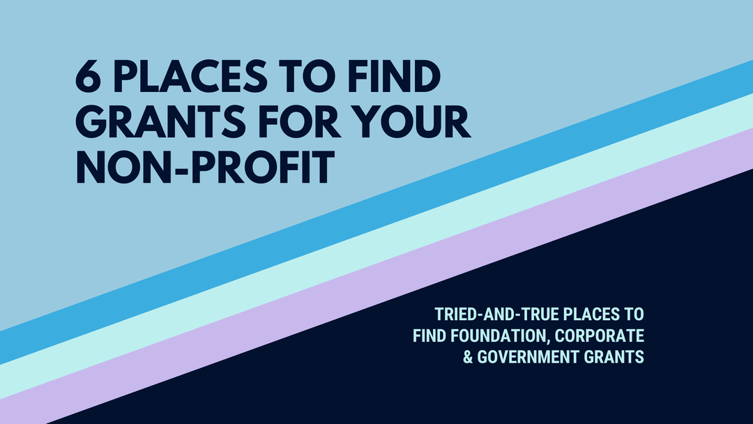 6 Places to Find Grants for Your Nonprofit | Fundwriter.ai