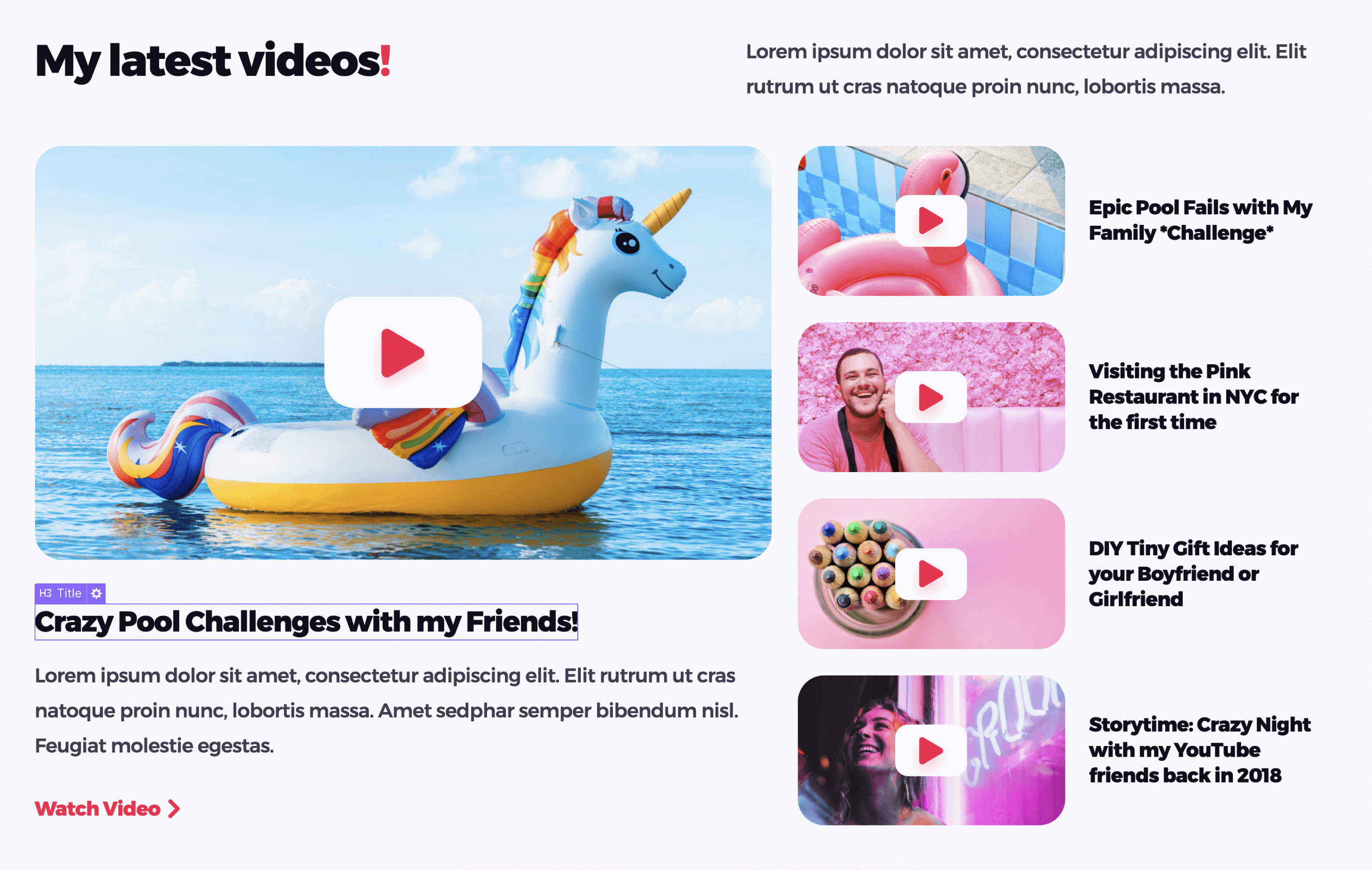 Start Here - Influencer - Webflow Ecommerce Website Template