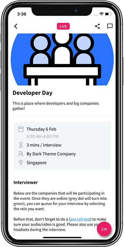 Speed Interview by Hireplace