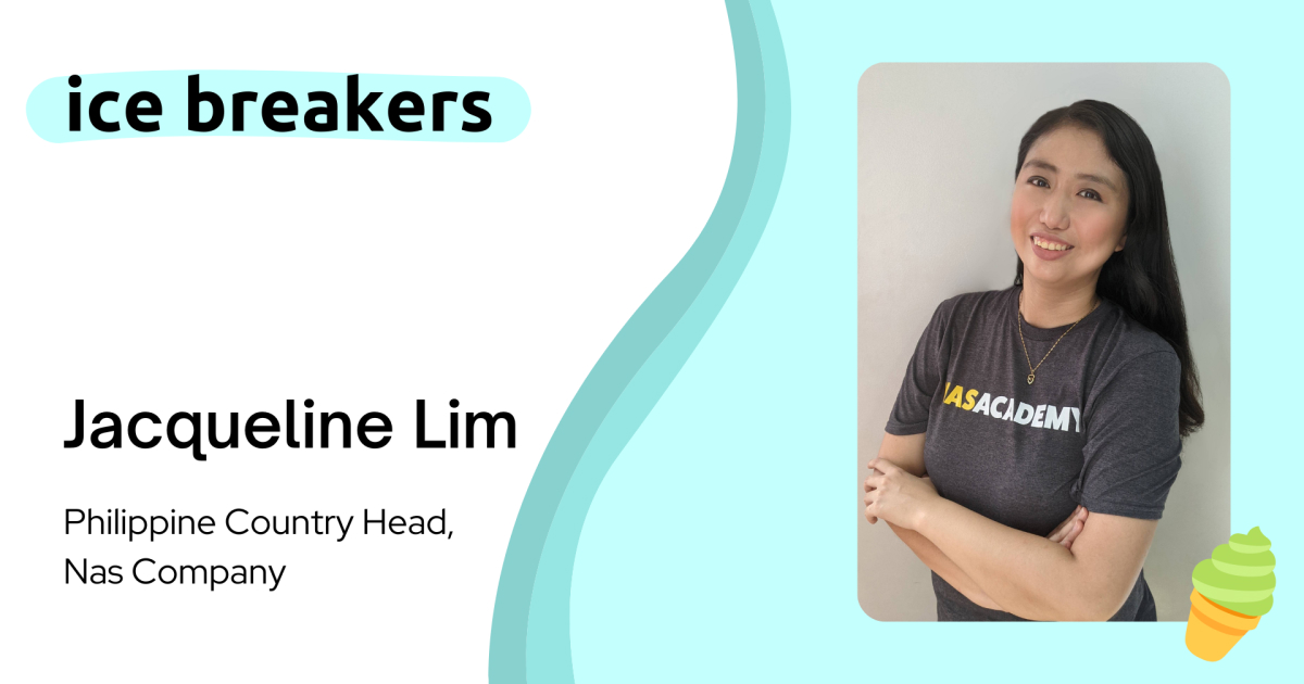 Ice Breakers with Jacqueline Maye Lim