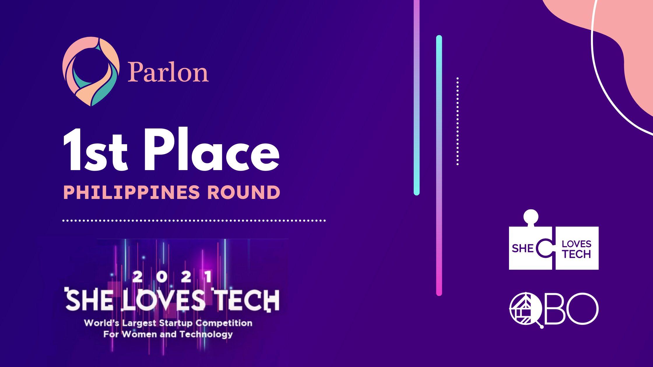 Parlon Bags First Place in She Loves Tech – Philippines Round