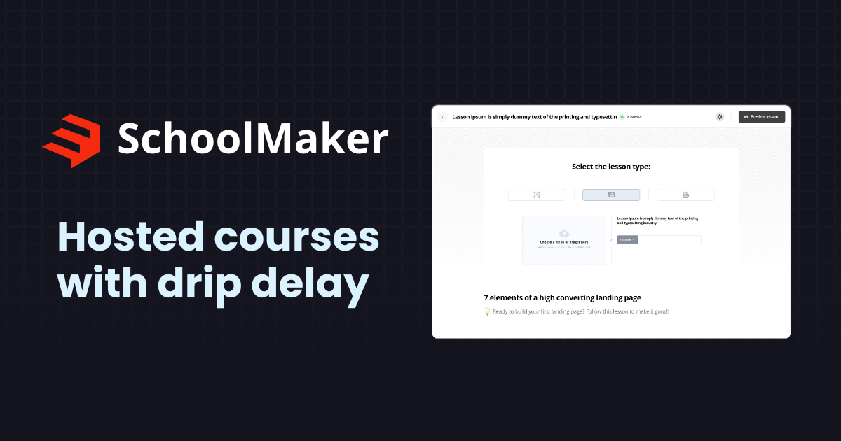 Courses - SchoolMaker Feature