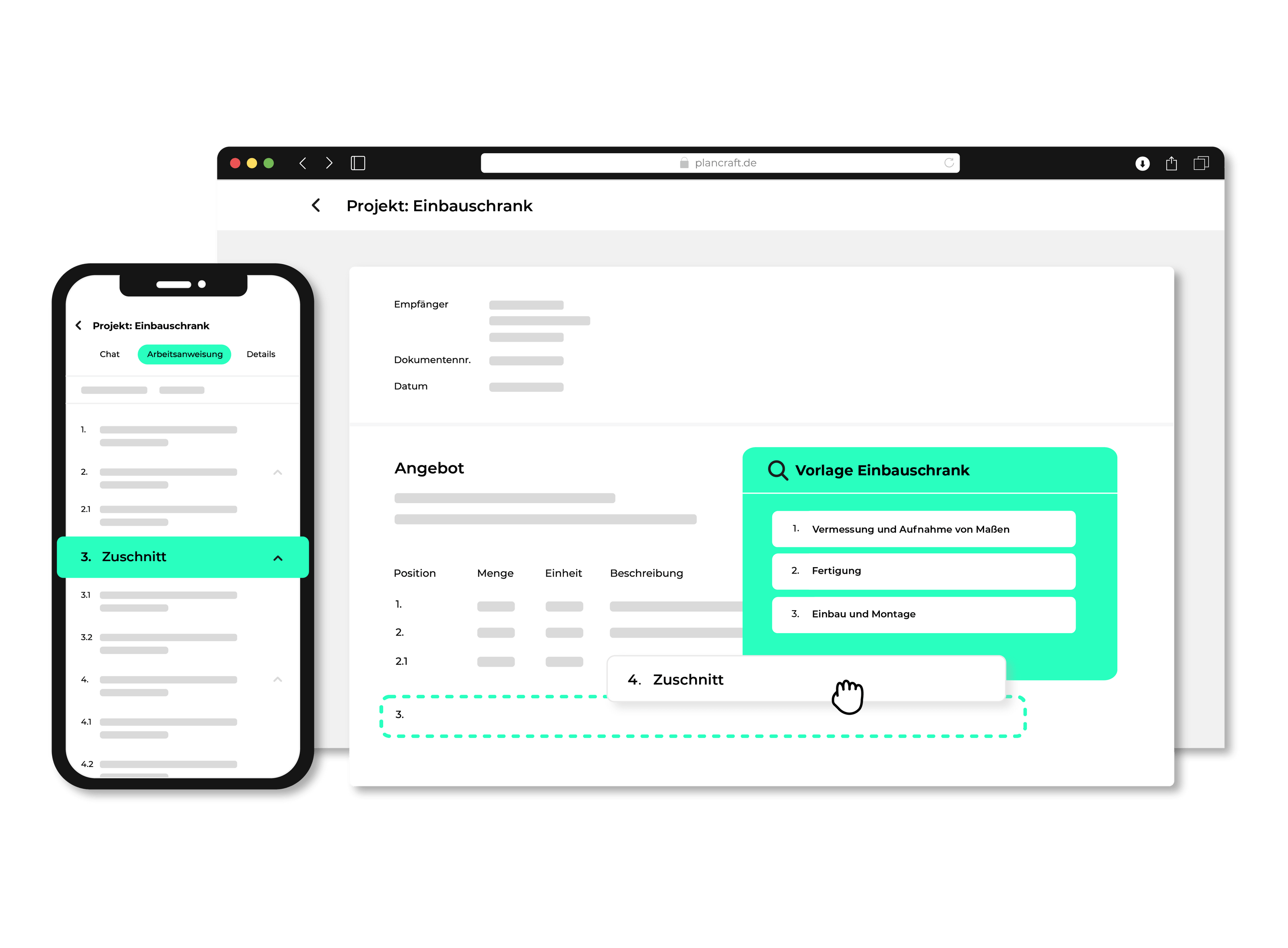 Plancraft - die einfache Tischlersoftware