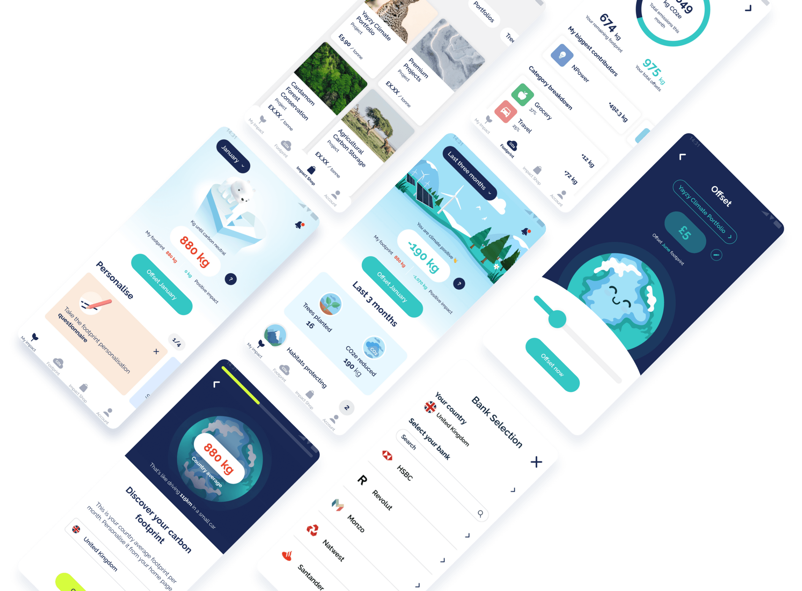 Personal Carbon Footprint Calculator & Offseting App | Yayzy