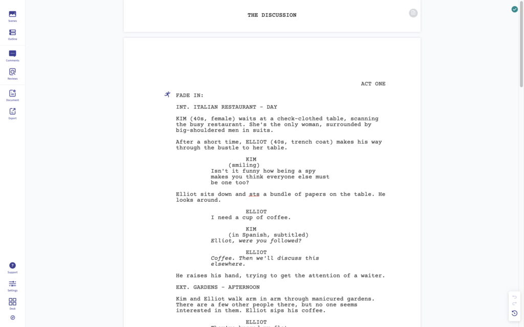 Screenwriting With Google Docs Arc Studio Blog